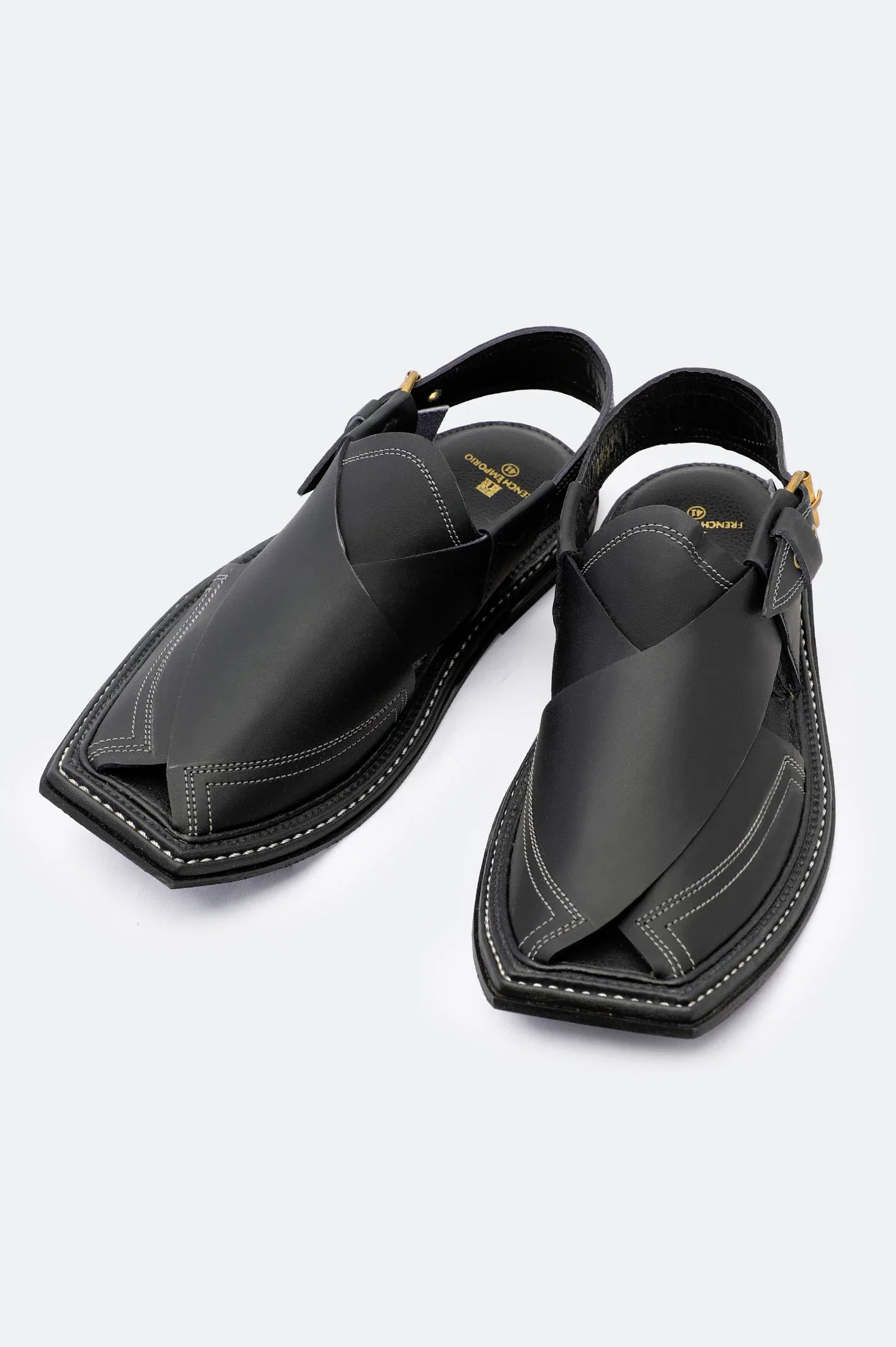 Black French Emporio Men's Sandal
